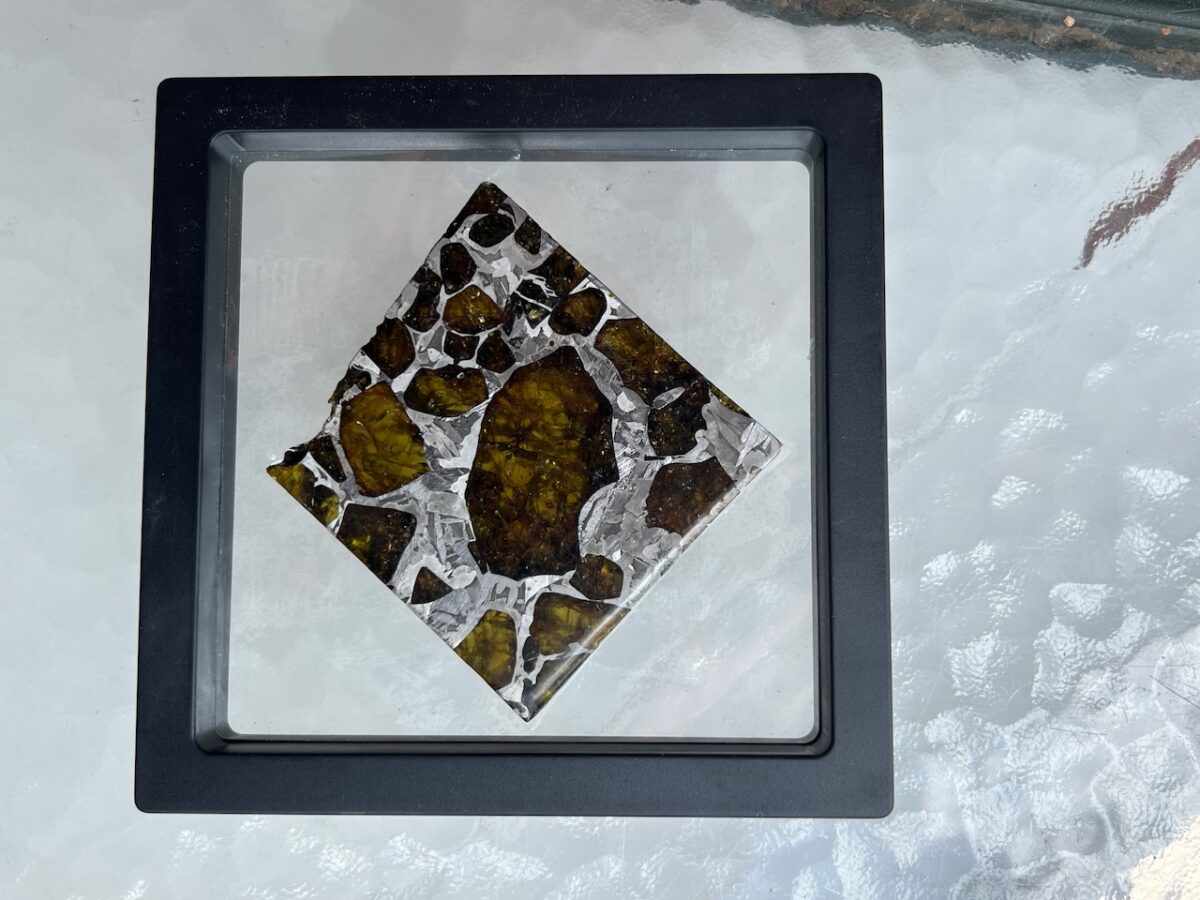 Fukang Meteorite Slice | Southwest Meteorite Laboratory
